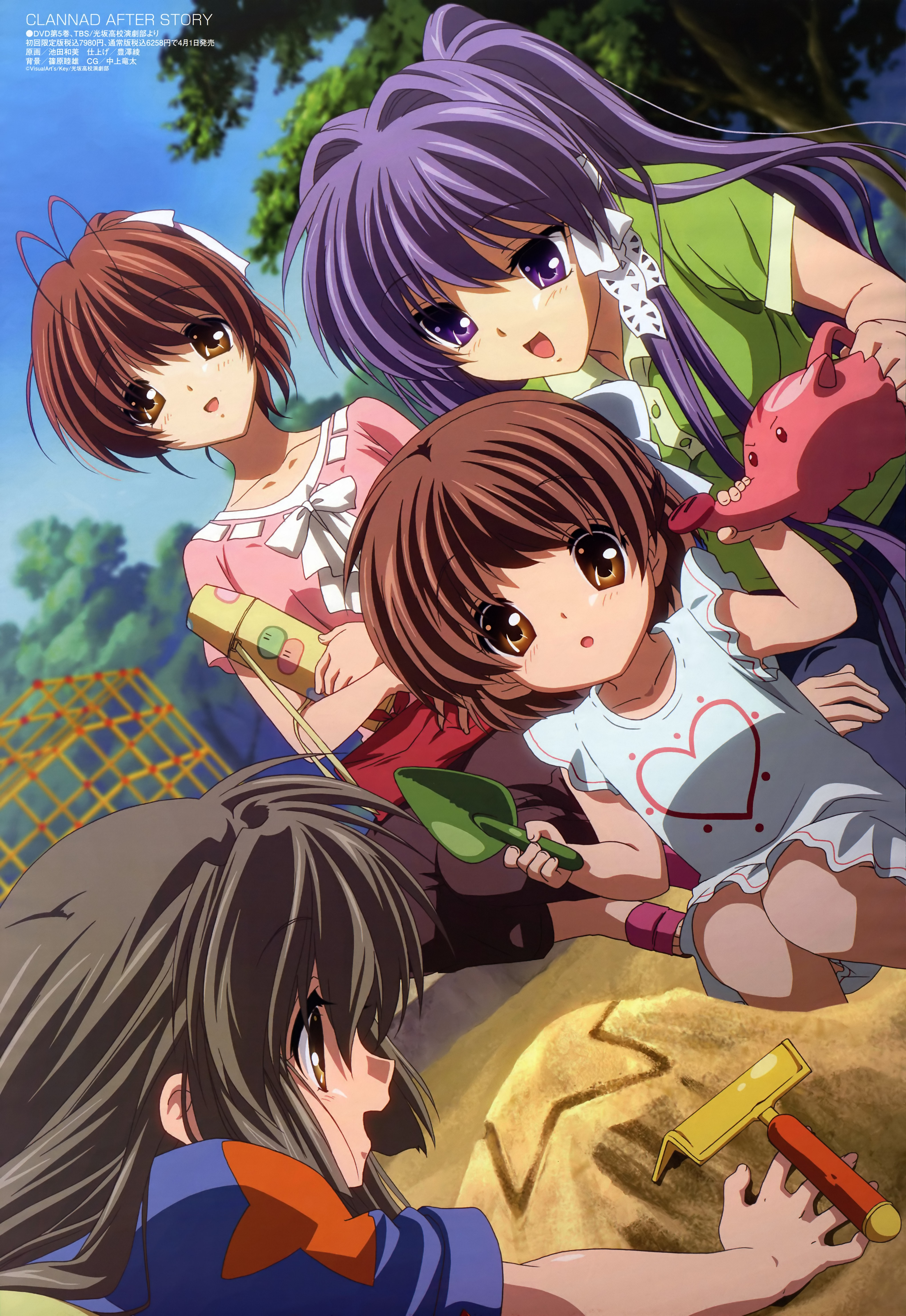 Fujibayashi Kyou Furukawa Nagisa Ibuki Fuuko And Okazaki Ushio